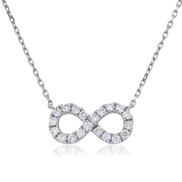 Infinity Diamond Pendant Necklace