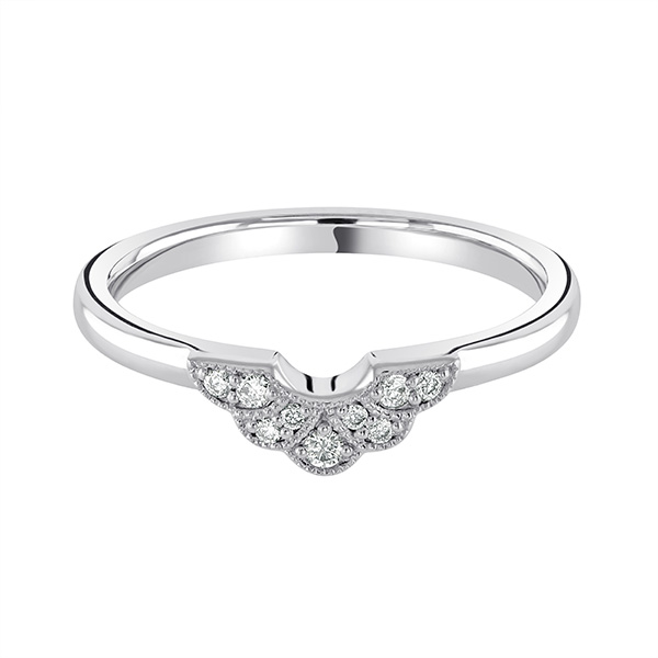 Magnolia Diamond Wedding Band