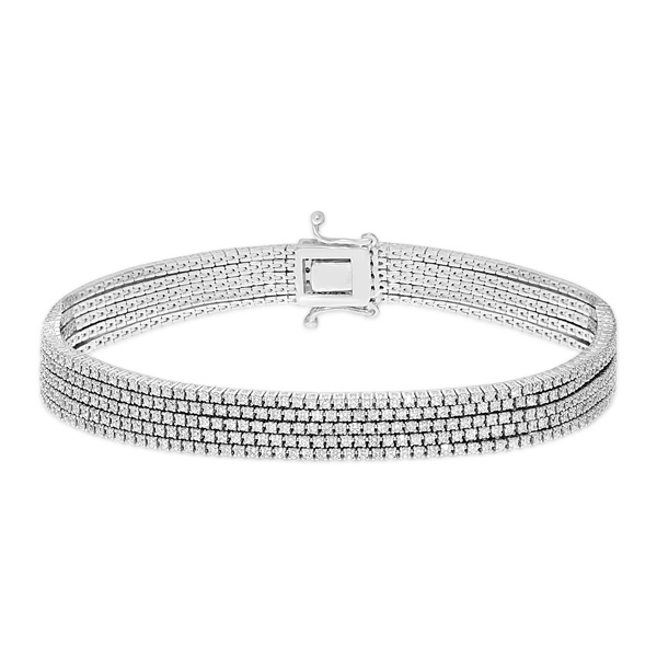Five Row Strand 2.90ct Diamond Bracelet