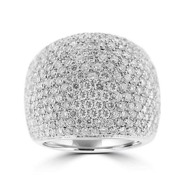 7.50ct Diamond Pave Domed Ring